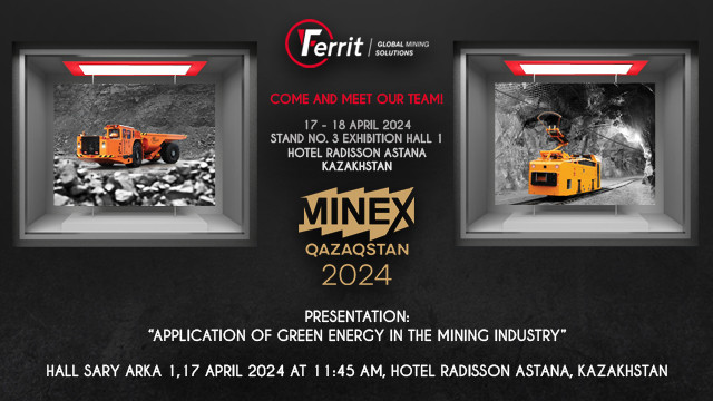 Ferrit invitation at the Minex Kazakhstan 2024 | Ferrit - Global Mining Solutions